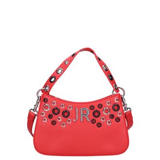 John Richmond Tasche aus Kunstleder mit Nieten - - Bags - Damen - Rot - ONE SIZE