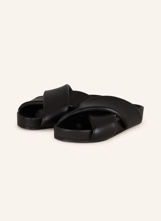 Jil Sander Pantoletten schwarz