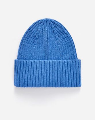 Arket Rippstrickm&uuml;tze -Blau