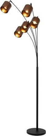 Lucide RANKOS - Stehlampe - 5xE14 - Schwarz