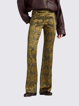 Momoni Hose Damen Farbe Kaki