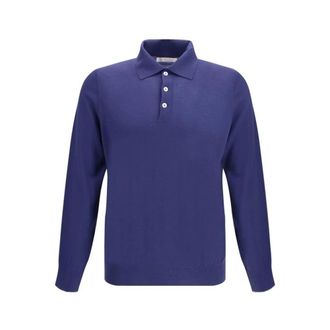 Brunello Cucinelli Homme, Tops, Bleu, Taille: 3XL Chemise Habill&eacute;e en Cachemire