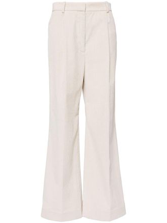 N.Peal Florence Cord Hose - Nude