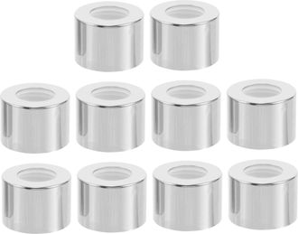 Cabilock 10 Stück Teiliges Nachfüllbare Flaschendeckel DIY Aromatherapie Ersatzkappen Passend für Raumduft Zuhause Büro Auto