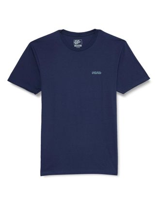 Vans Herren Scripted SS Tee Navy and Stormy Weather, XXL, Navy und Stormy Weather, XXL