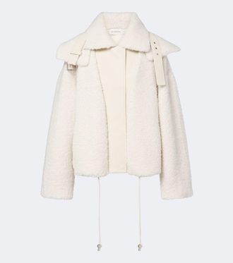 Sportmax Veste &agrave; finitions en teddy