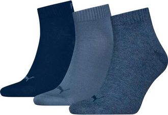 Puma Herren Socken UNISEX QUARTER PLAIN 3P