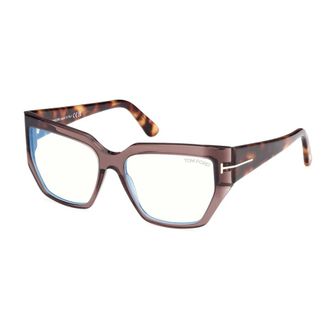 Tom Ford Femme, Accessoires, Brun, Taille: 54 MM Monture Lunettes Blue Block
