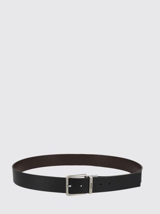 HUGO BOSS Ceinture r&eacute;versible en cuir grain&eacute; et lisse avec logo grav&eacute;