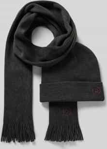 Bugatti Set aus Schal und M&uuml;tze mit Geschenkbox