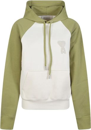 Ami Femme, Sweatshirts et sweats &agrave; capuche, Blanc, Taille: 38 FR Ami De Coeur SweaT-shirt