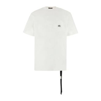 Ann Demeulemeester Femme, Tops, Blanc, Taille: 38 FR T-Shirt Classique