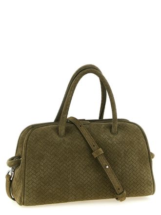 Jacquemus Womens Le Petit Shoulder Bag Green Calfskin Leather