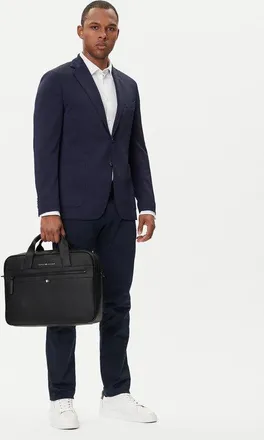 Tommy Hilfiger Laptoptasche Essential Pu Computer Bag AM0AM09507 Schwarz
