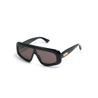 Bottega Veneta unisex, Accessoires, Noir, Taille: ONE Size Lunettes de soleil Masque