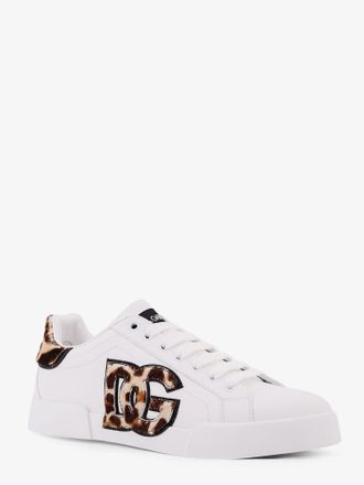 Dolce & Gabbana Womens Sneakers Portofino Leather White Trainers