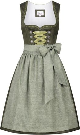 N&uuml;bler Trachtenkleid Midi Dirndl Ginger in Gr&uuml;n von N&uuml;bler