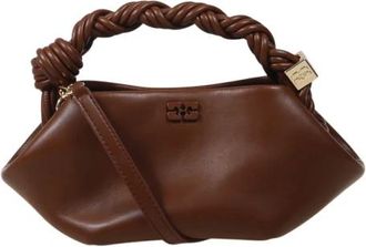 Ganni Sac Bou Mini Butter - Femme - Sacs - Brun - Taille: ONE Size