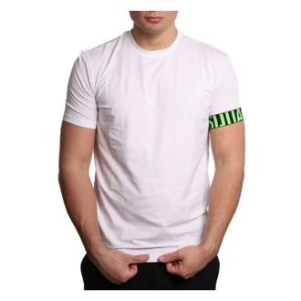 Dsquared2 Homme, Tops, Blanc, Taille: XL T-shirt col rond