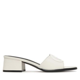 Guess Pantoletten Guess FLJCNN LEP03 Wei&szlig;