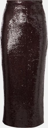 Roland Mouret Midirock mit Pailletten