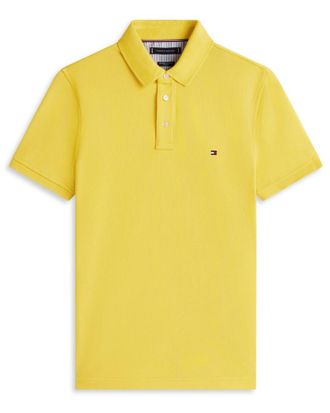 Tommy Hilfiger Piqu&eacute;-Poloshirt Slim Fit 1985 mit Stretch und Logo-Stickerei in