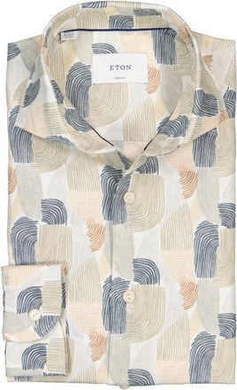 Eton Herren Hemd mehrfarbig gemustert