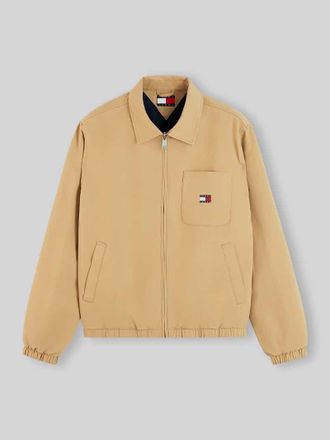 Tommy Jeans Regular Fit Blouson aus reiner Baumwolle
