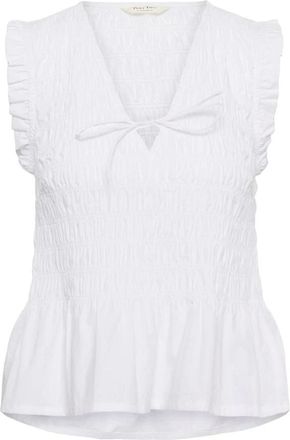 Part Two Femme, Tops, Blanc, Taille: 46 FR Blouse Sans Manches