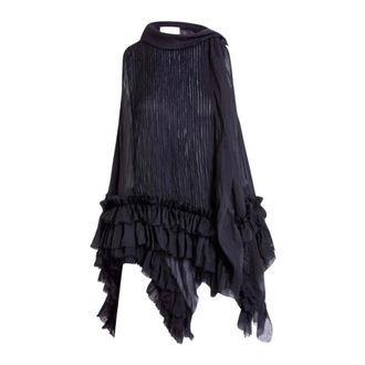 Erika Cavallini Semi Couture Lucio Top - - Blouses & Shirts - Damen - Schwarzk - S