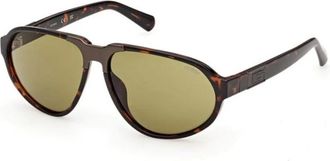 Guess Homme, Accessoires, Brun, Taille: 59 MM Pilot Lunettes de soleil