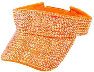 Generic pvucpot Chapeau &agrave; visi&egrave;re en Strass pour Femmes, r&eacute;glable, pour la Plage, pour la Course, Le Tennis, Le Golf et Le Jogging. Chapeaux Visi&egrave;re