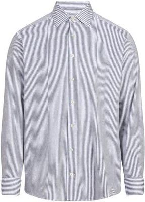 Eton Chemise droite ray&eacute;e en coton