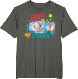 Disney Vaiana 2 Pua and Heihei Boat Snack Upgrade Funny T-Shirt