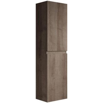 Badplaats Badplaats - Colonne de salle de bain Angela 150 cm Chene Marron