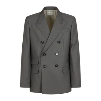 Ami Homme, Costumes, Gris, Taille: L Straight Double Breasted Jacket