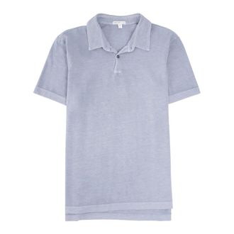 James Perse Homme, Tops, Bleu, Taille: XL Polo Standard Revisé