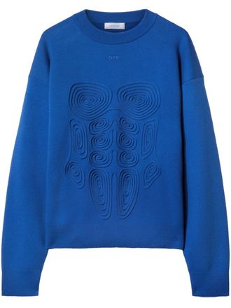 Off-white sweat Body Scan - Bleu