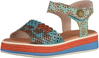 Laura Vita Laura Vita Femme Focugereso 01 Sandales Peeptoe, Marron café, 37 EU