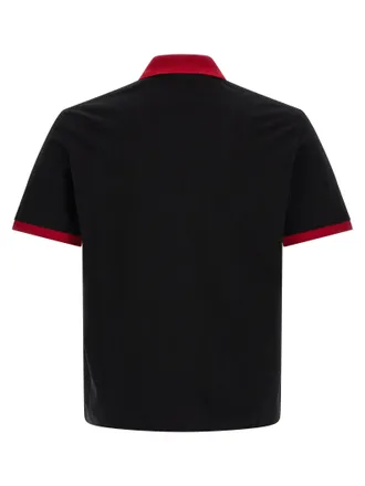 Versace Cotton Piqu&eacute; Polo Shirt - Black