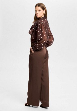 Swing Chiffonbluse - Schluppenbluse mit Polka Dots