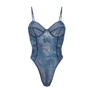 Diesel Bridget Bodysuit - - Tops - Damen - Blau - 2XS