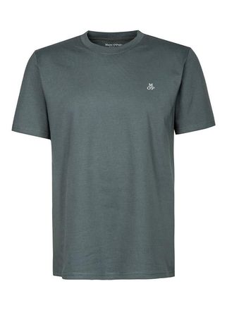 Marc O'Polo Herren T-Shirt gr&uuml;n Baumwolle