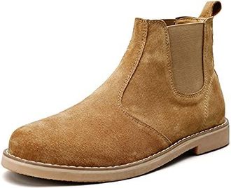 Generic Bottines Chelsea en daim pour homme, marron, 39 2/3 EU