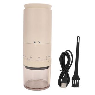 CHICIRIS Moulin &agrave; caf&eacute; &eacute;lectrique, Chambre Amovible de 110 Ml, 38 R&eacute;glages de Mouture, Rechargeable par USB avec Affichage du Niveau de Batterie, pour les Voya