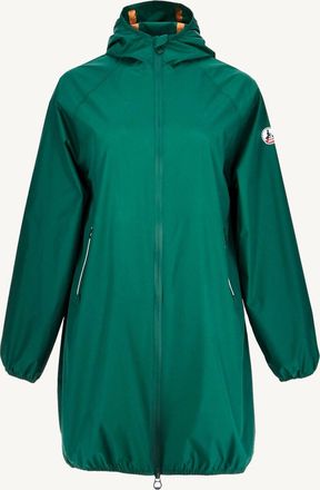 Jott Imperm&eacute;able long &agrave; capuche paquetable Vert fonc&eacute; Copenhagen - Taille XS
