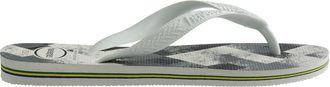 Havaianas Herren Brasil Fresh Flipflop, White White Grey, 33/34 EU