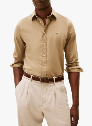 Tommy Hilfiger Chemise col am&eacute;ricain en coton m&eacute;lang&eacute;