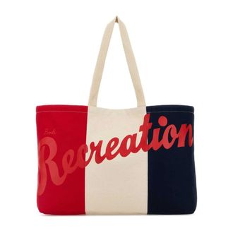 Bode Homme, Sacs, Multicolore, Taille: ONE Size Sac de magasinage en toile brodée