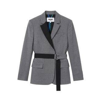 Msgm Giacca - - Jackets - Damen - Grau - XS